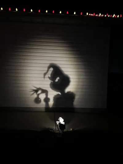 The Grinch with Ornament - Christmas Shadow Caster by Quantum Print ...