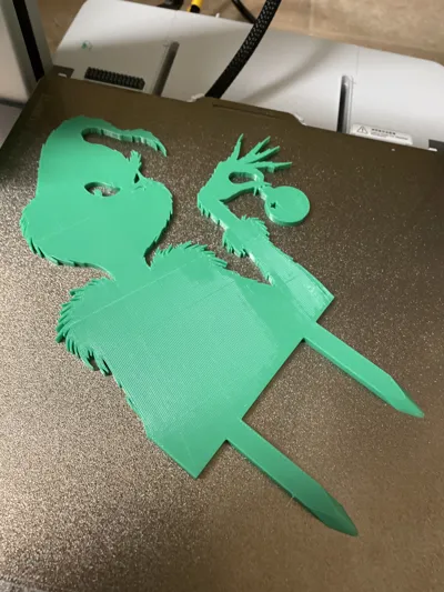 The Grinch with Ornament - Christmas Shadow Caster by Quantum Print ...