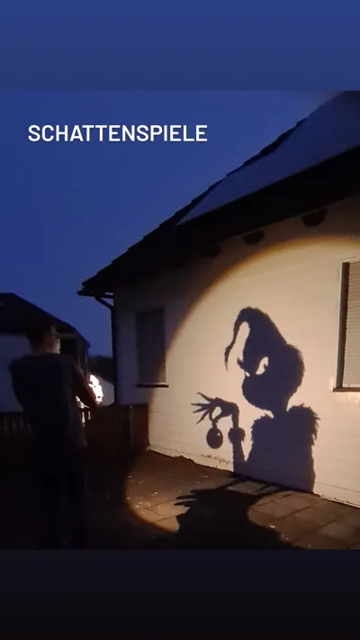 The Grinch with Ornament - Christmas Shadow Caster by Quantum Print ...