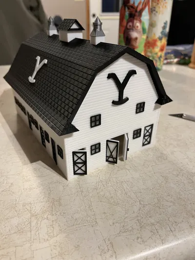 Yellowstone Stables - 1:200 Scale by Deltree3D MakerWorld: Download ...