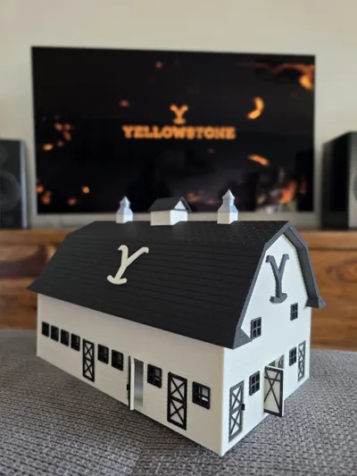 Yellowstone Stables - 1:200 Scale by Deltree3D MakerWorld: Download ...