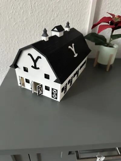 Yellowstone Stables - 1:200 Scale by Deltree3D MakerWorld: Download ...