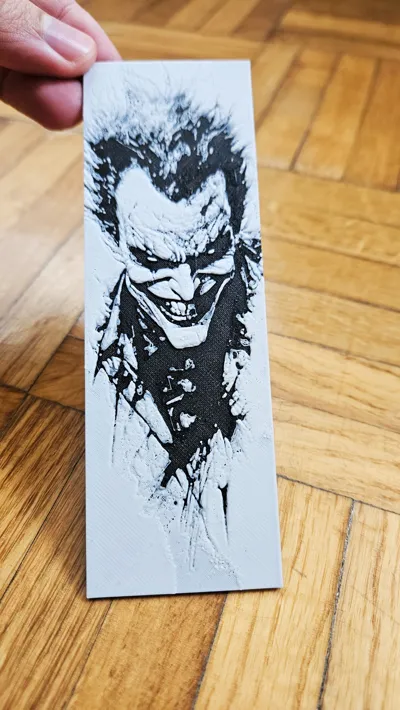 The Joker Hueforge Bookmarks - 2 sizes by Hey Ben MakerWorld: Download ...