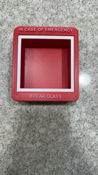 Break Glass in case of EMERGENCY by Jr.propk - MakerWorld