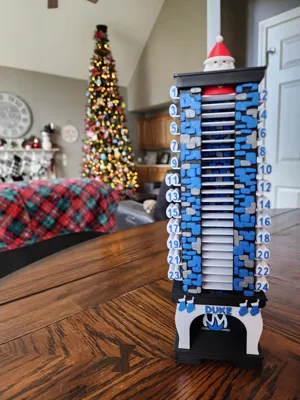 Santa Advent Calendar by 3DPrintBunny MakerWorld: Download Free 3D Models