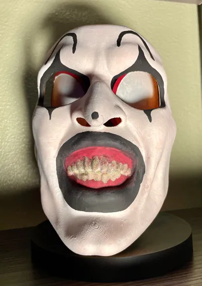 Terrifier Clown High Quality Mask by 3Dimensions MakerWorld: Download ...