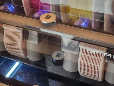 BambuLab AMS Dryer pod with indent for AMS fix Remixed by kunday ...