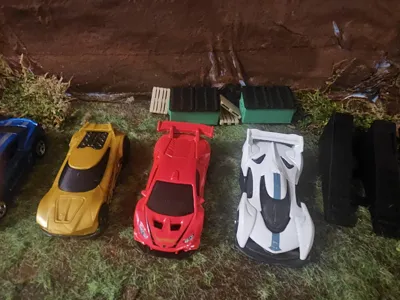 1/64 scale car model accessories Trash can by user_1681291365 - MakerWorld