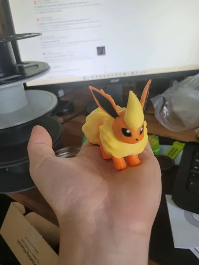 Flareon Multicolor - Free 3D Print Model - MakerWorld