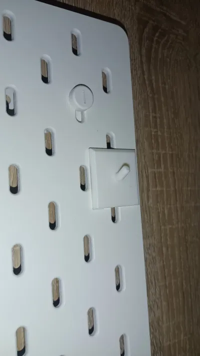 Steel ruler hook for IKEA Skadis pegboard by Westeros Designs ...