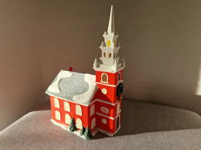 Christmas Village Church by Watson Design MakerWorld: Download Free 3D ...