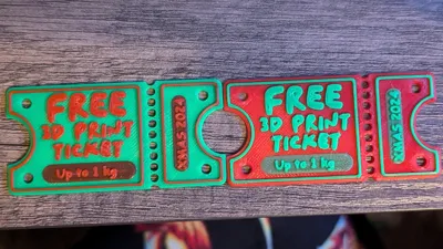 Free 3D Print Tickets by rky.91 MakerWorld: Download Free 3D Models