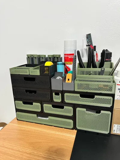 Rugged Drawer System - Gridfinity Stackable by K2_Kevin MakerWorld ...