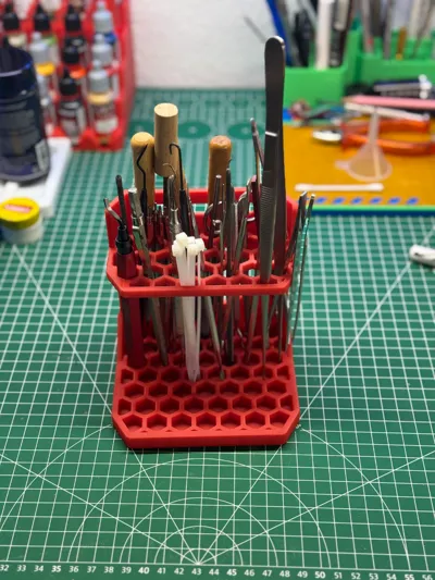 Desk Shelf & Tool Rack - Half Size by Eternity Labs MakerWorld ...
