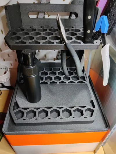 Desk Shelf & Tool Rack - Half Size by Eternity Labs MakerWorld ...