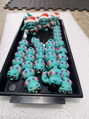 Flexi Caterpillar & Keychain - No Supports by 3DeepDesigns MakerWorld ...