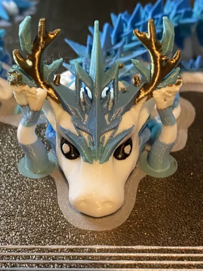 Articulated Snowflake Dragon - By Vixvvo3D by Vixvvo3D MakerWorld ...