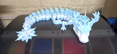 Articulated Snowflake Dragon - By Vixvvo3D by Vixvvo3D MakerWorld ...
