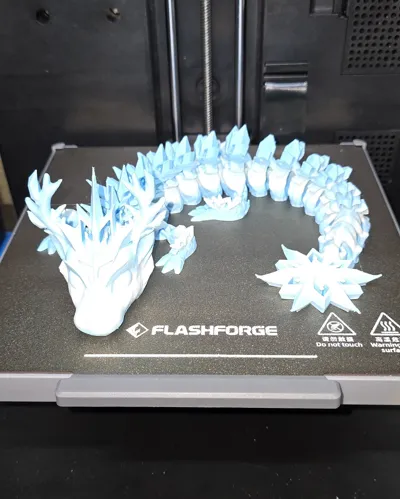 Articulated Snowflake Dragon - By Vixvvo3D - Free 3D Print Model ...