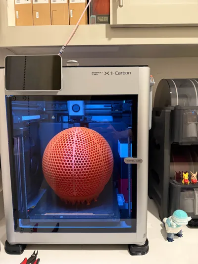 Airless Basketball - for BIQU PLA-HR filament by makeitlabchannel ...