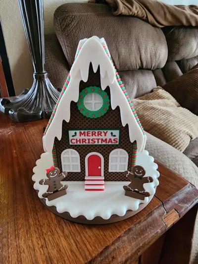Gingerbread House | Christmas Decor by bkprint3d MakerWorld: Download ...