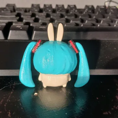 Hatsune Miku Usagi Chiikawa - Free 3D Print Model - MakerWorld