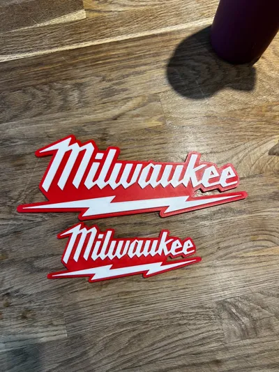 Milwaukee Logo - Free 3D Print Model - MakerWorld
