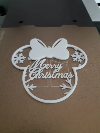 Christmas ornament disney mickey mousse minnie - Free 3D Print Model ...