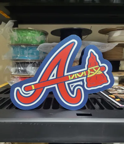 Atlanta Braves Led Light Box by edwani2012 - MakerWorld