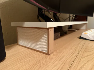 Desk Shelf Foot By Foxwood - Free 3D Print Model - MakerWorld