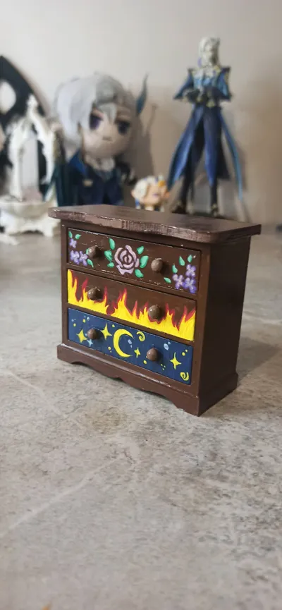 Feyre's Dresser - Miniature Drawer (Acotar) by JayminProd MakerWorld ...