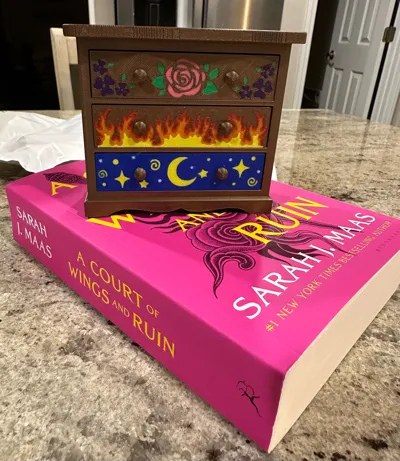 Feyre's Dresser - Miniature Drawer (Acotar) by JayminProd MakerWorld ...