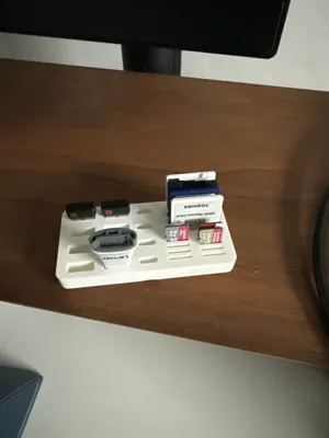 Gridfinity 1x2 USB A USB C MicroSD and SD Holder by vixitu MakerWorld ...