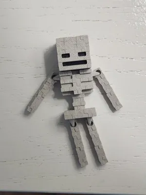 Minecraft Skeleton -Print in place Articulated by Calmec87 MakerWorld ...
