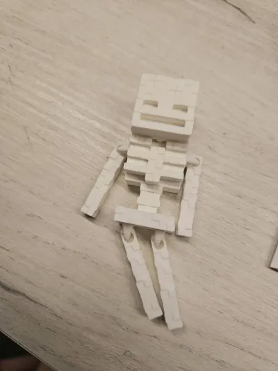 Minecraft Skeleton -Print in place Articulated by Calmec87 MakerWorld ...
