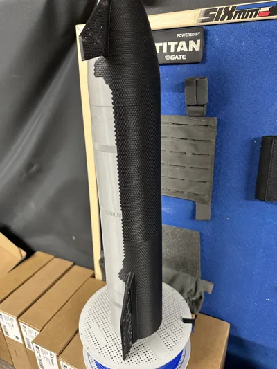 Starship 33 Block 2 (1:100) with Tiles by Larsvommars MakerWorld: Download Free 3D Models