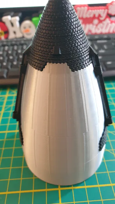 Starship 33 Block 2 (1:100) with Tiles by Larsvommars MakerWorld: Download Free 3D Models