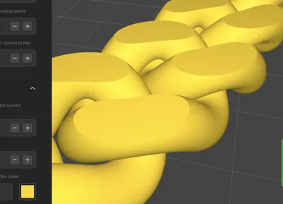 Cuban ChainMaker - Parametric chain generator by Koolm MakerWorld: Download Free 3D Models
