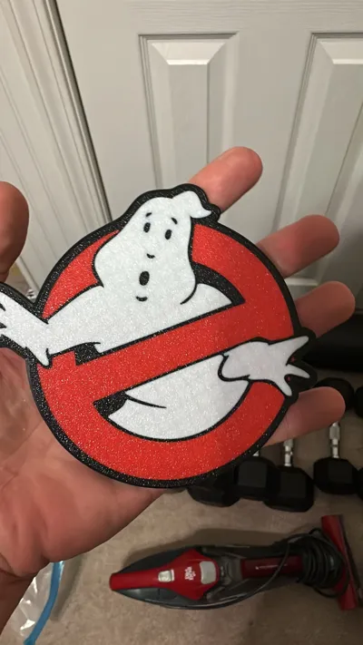 Ghostbuster coaster by StevetecxMakerWorld: Download Free 3D Models