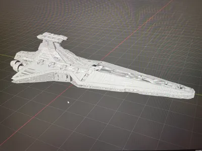 Star Wars Light Imperial Cruiser by CTRL_P MakerWorld: Download Free 3D Models