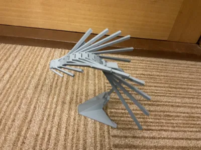 【Mechanical Aesthetics】Flexible Balance Toy - Free 3D Print Model ...