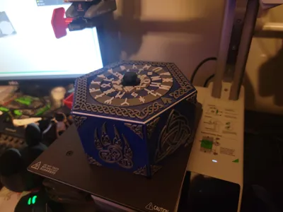 Concentric Combination Puzzle Box - Viking Style by NeveroddoreveN ...