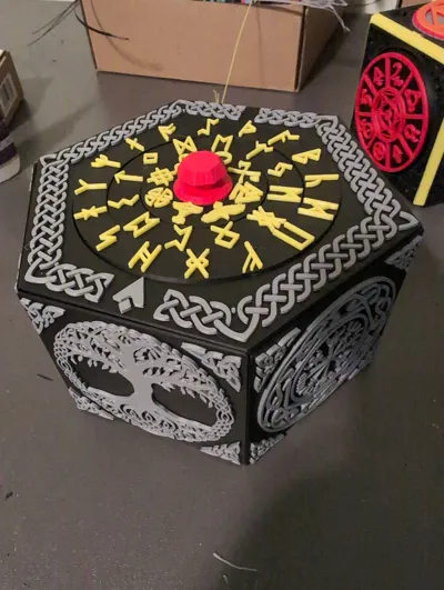 Concentric Combination Puzzle Box - Viking Style by NeveroddoreveN ...