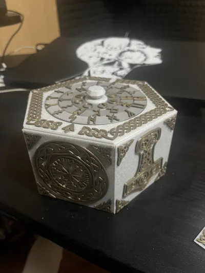 Concentric Combination Puzzle Box - Viking Style by NeveroddoreveN ...