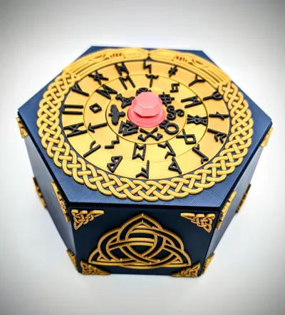 Concentric Combination Puzzle Box - Viking Style by NeveroddoreveN ...