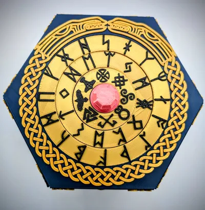 Concentric Combination Puzzle Box - Viking Style by NeveroddoreveN ...