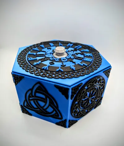 Concentric Combination Puzzle Box - Viking Style by NeveroddoreveN ...