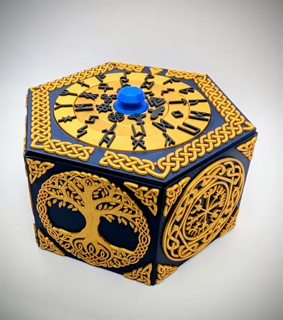 Concentric Combination Puzzle Box - Viking Style by NeveroddoreveN ...