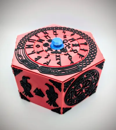 Concentric Combination Puzzle Box - Viking Style by NeveroddoreveN ...