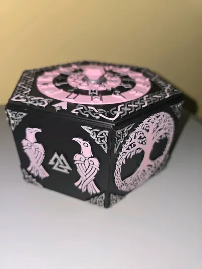 Concentric Combination Puzzle Box - Viking Style by NeveroddoreveN ...